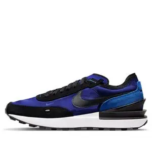 Nike Waffle One Casual Sneakers - Black/blue/white