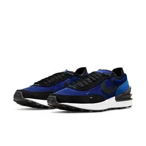 Nike Waffle One Casual Sneakers - Black/blue/white