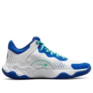 Nike Fly.by Mid 3 Basketball Sneakers - White/blue