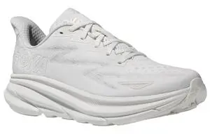 Hoka One One Clifton 9 Wide Athletic Sneakers - White/white