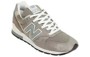 NEW BALANCE M996 Pigskin Leather Sneakers - Grey