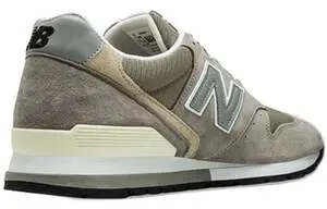 NEW BALANCE M996 Pigskin Leather Sneakers - Grey