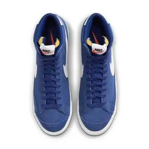 Nike Blazer Mid '77 Suede High Top Sneakers - Blue/white