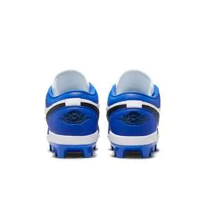 JORDAN 1 Low Baseball Cleats - Blue/white