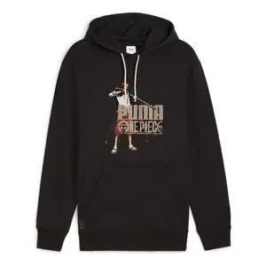PUMA X One Piece Graphic Hoodie - Black
