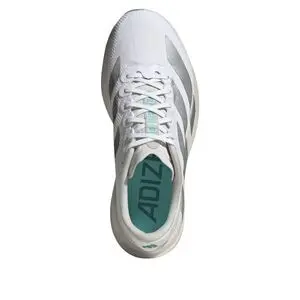 Adidas Adizero Evo Sl Woven Sneakers - Cloud White/cloud White/clear Aqua