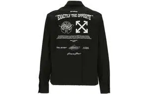 Off-White Zip Up Shirt Jacket