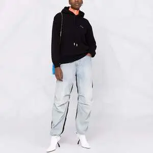 Off-White Diag Regular Hoodie - Black/white