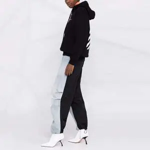 Off-White Diag Regular Hoodie - Black/white