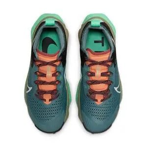 Nike Zoomx Zegama Trail Running Shoe - Black/green