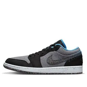 JORDAN Air Jordan 1 Low 'Crater Black' Sneakers Grey/blue/black