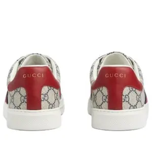Gucci Ace Web Sneakers - Beige/navy