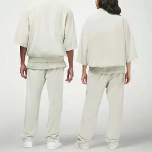 Adidas Basketball Velour 1/2 Zip Sweatshirt