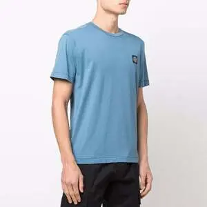 Stone Island Patch T-shirt - Mid Blue