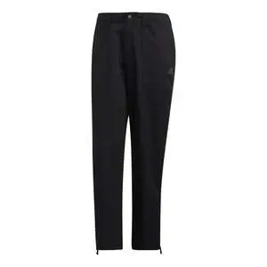 Adidas Solid Color Straight Sports Pants Black - Default Colorway