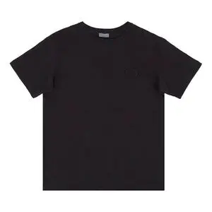 Dior Chest Cd Embroidered Short Sleeve For - Black