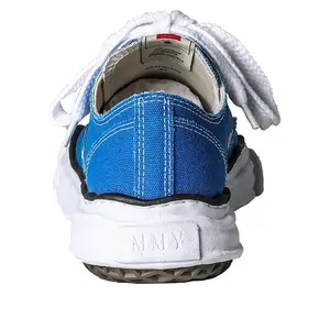 Mihara Yasuhiro Peterson Og Sole Canvas Low Top Sneakers - Blue/white