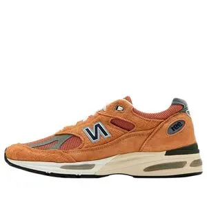 NEW BALANCE 991v2 Made In Uk Sneakers - Orange/white/off-white