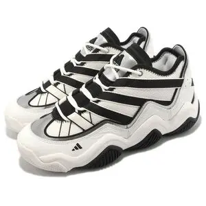Adidas Top Ten 2010 High Top Sneakers - White/black/silver