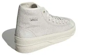 Adidas Nizza High Top Sneakers - White