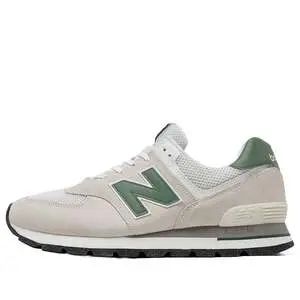 NEW BALANCE 574 Rugged Sneakers - White/green