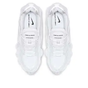 Nike X Comme Des Garçons Shox Tl Sneakers - White