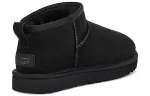 UGG Classic Ultra Mini Ankle Boots - Black