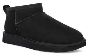 UGG Classic Ultra Mini Ankle Boots - Black