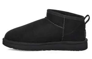 UGG Classic Ultra Mini Ankle Boots - Black