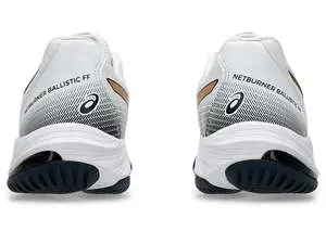 Asics Netburner Ballistic Ff 3 - White/pure Gold
