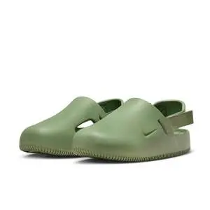 Nike Calm Mule Slides - Olive Green