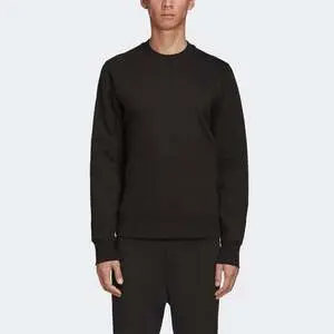 Adidas Y-3 Ss21 Logo Printing Crewneck - Black