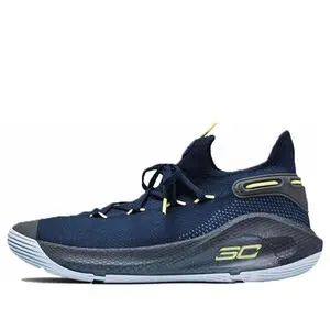 Under Armour Curry 6 "international Boulevard" Basketball Sneakers - Blue