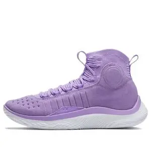 Under Armour Curry 4 Flotro High Top Sneakers - Purple