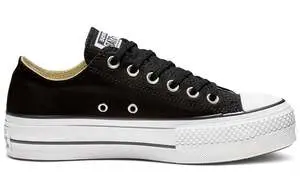 CONVERSE Chuck Taylor All Star Lift Ox Platform Sneakers - Black