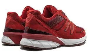 NEW BALANCE 990v5 Made In Usa Athletic Sneakers - Red