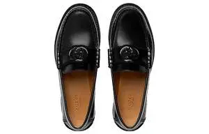 Gucci Interlocking G Loafers - Black