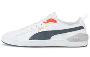 PUMA Suede Bloc Sneakers - White/gray/black