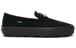 VANS Vivienne Westwood X Style 53 'anglomania' Suede Slip-on Shoes - Black