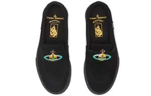 VANS Vivienne Westwood X Style 53 'anglomania' Suede Slip-on Shoes - Black