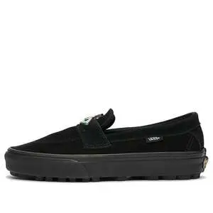 VANS Vivienne Westwood X Style 53 'anglomania' Suede Slip-on Shoes - Black