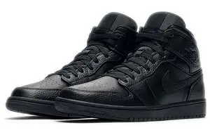 JORDAN 1 Mid 'triple - Black