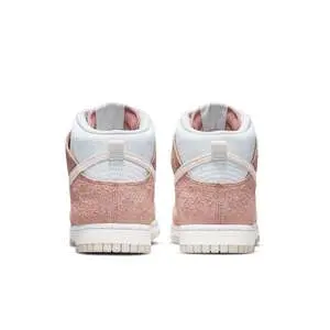 Nike Dunk High "fossil Rose" Sneakers - White/pink