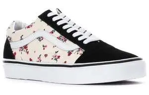 VANS Old Skool Ditsy Floral Sneakers - Black/white