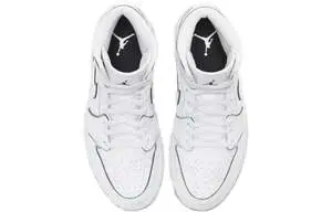 JORDAN 1 Mid Se Sneakers - White/black