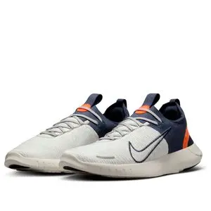 Nike Free Run Flyknit Next Nature Athletic Sneakers - Grey/white/blue