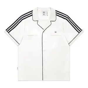 Adidas X Clot Bowling Shirt - White/black