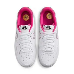 Nike Force 1 '07 Lx "dragon Fruit" Sneakers - White/pink