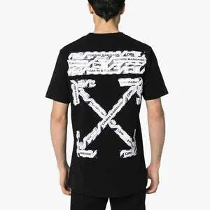 Off-White Ss20 Back Arrows Sketch Short Sleeve Logo Normal Fit