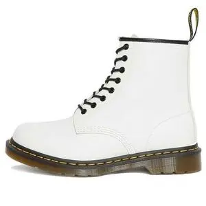 Dr. Martens 1460 Smooth Leather Lace Up Boot - White